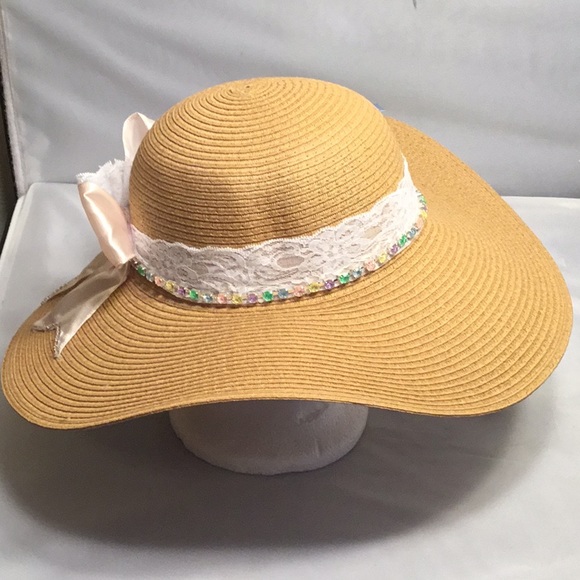 MFJ | Accessories | Hand Redesigned Floppy Summer Hat | Poshmark